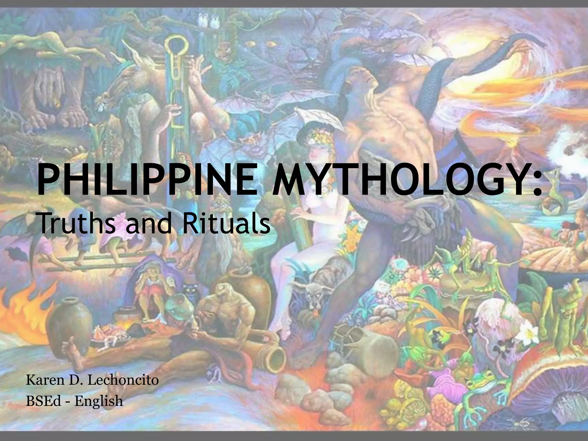 Philippine Mythology | PPTX