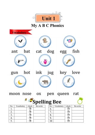 แผนการจัดการเรียนรู้ที่ 1 phonics my a b c | PDF