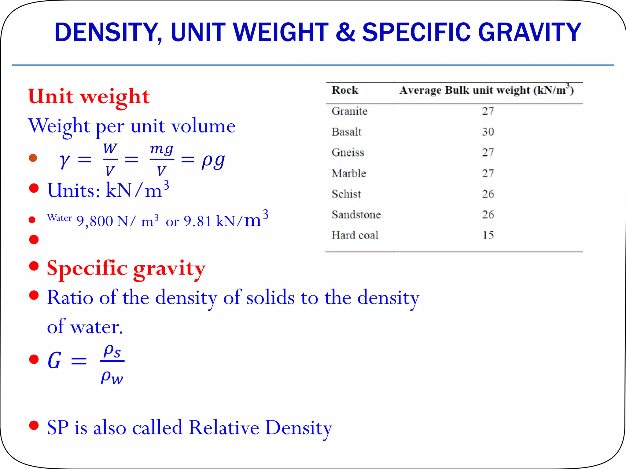 physical properties of rocks | PDF