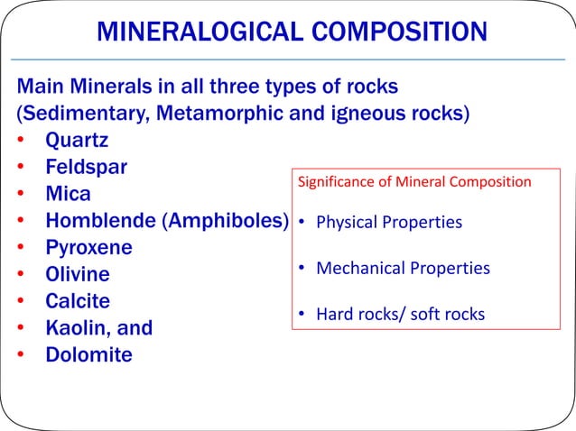 physical properties of rocks | PDF | Geology | Science