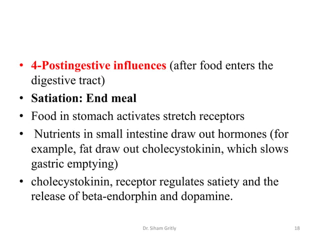 1 physiology of feedimg, appetite & hunger | PPTX | Digestive Disorders ...