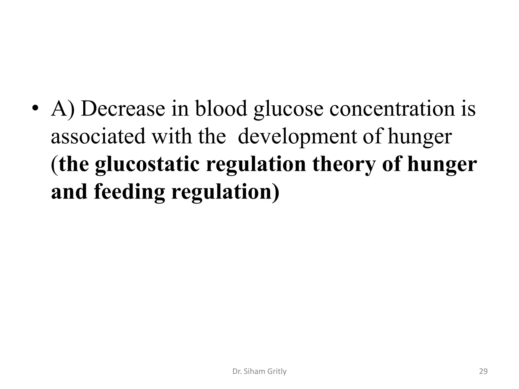 1 physiology of feedimg, appetite & hunger | PPTX