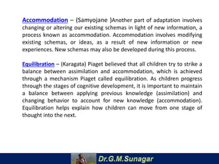 Piaget's theory of cognitive development | PPTX | Daycare and Pre ...