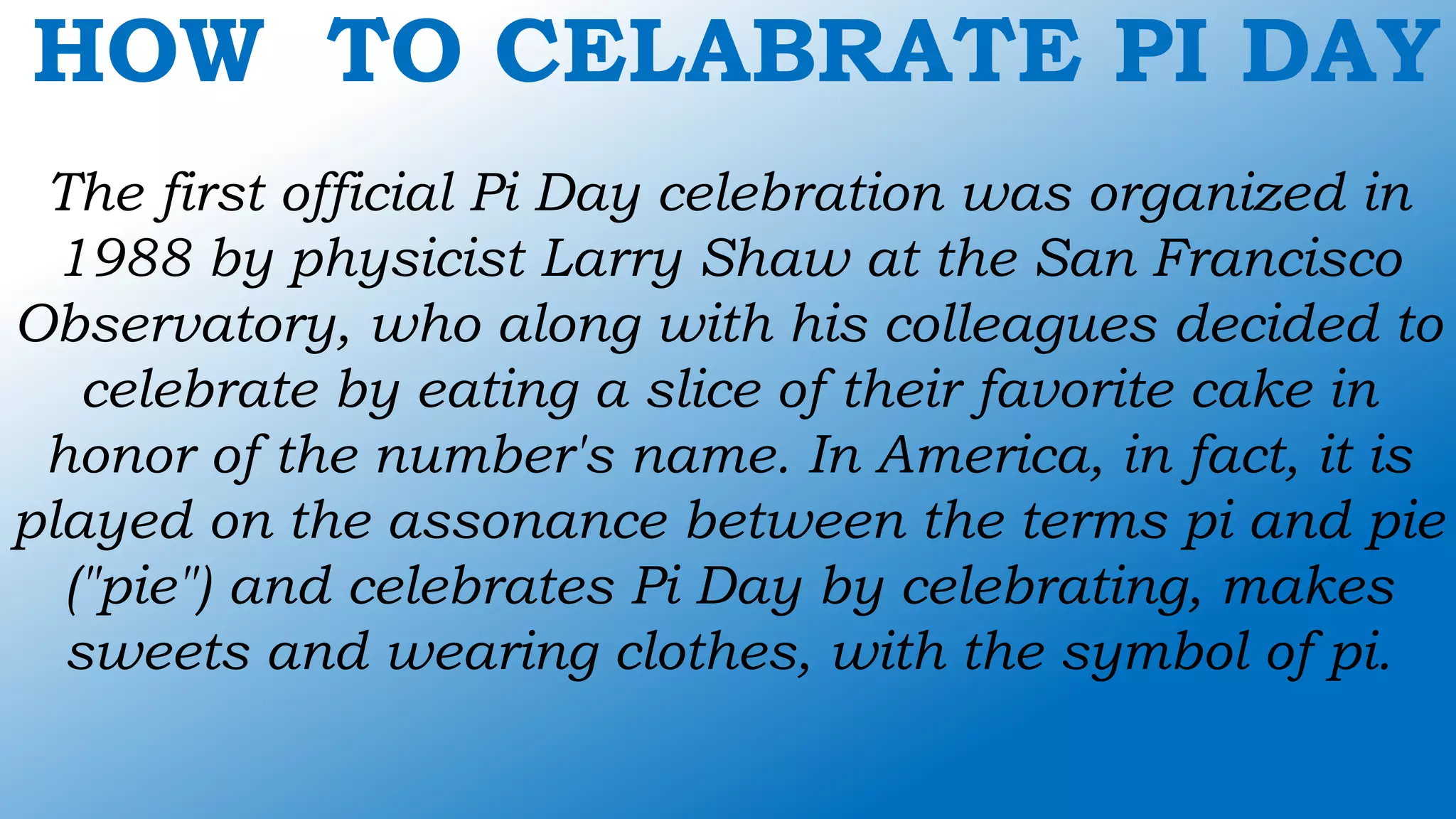 Pi day 2020 -1 | PPTX