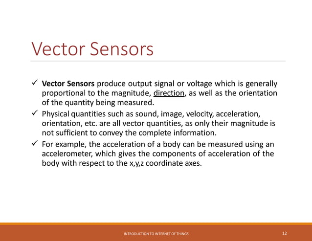 Internet of things ( Sensors and actuator).pptx | Internet of Things | Internet