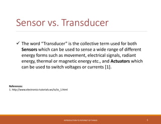 Internet of things ( Sensors and actuator).pptx