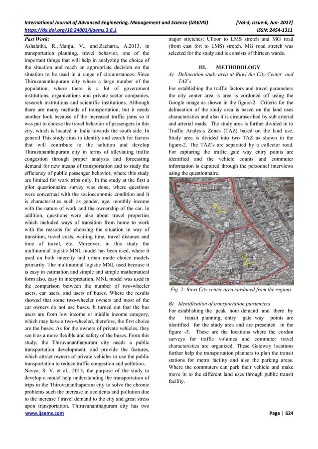 Planning for Metro Transit Transportation System a simplified Approach ...