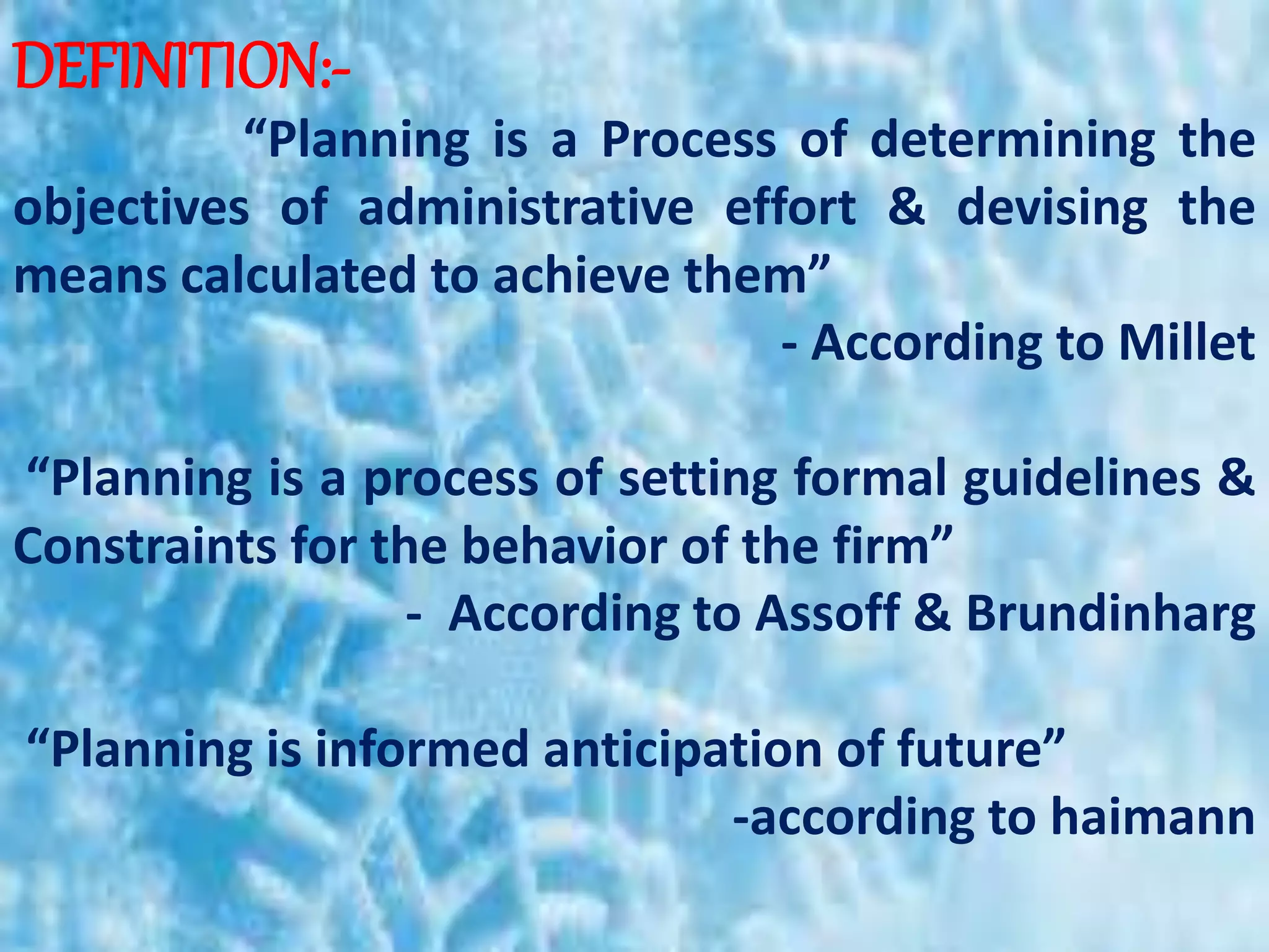 Planning AND Organization ppt | PPTX