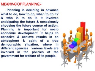 Planning AND Organization ppt | PPTX