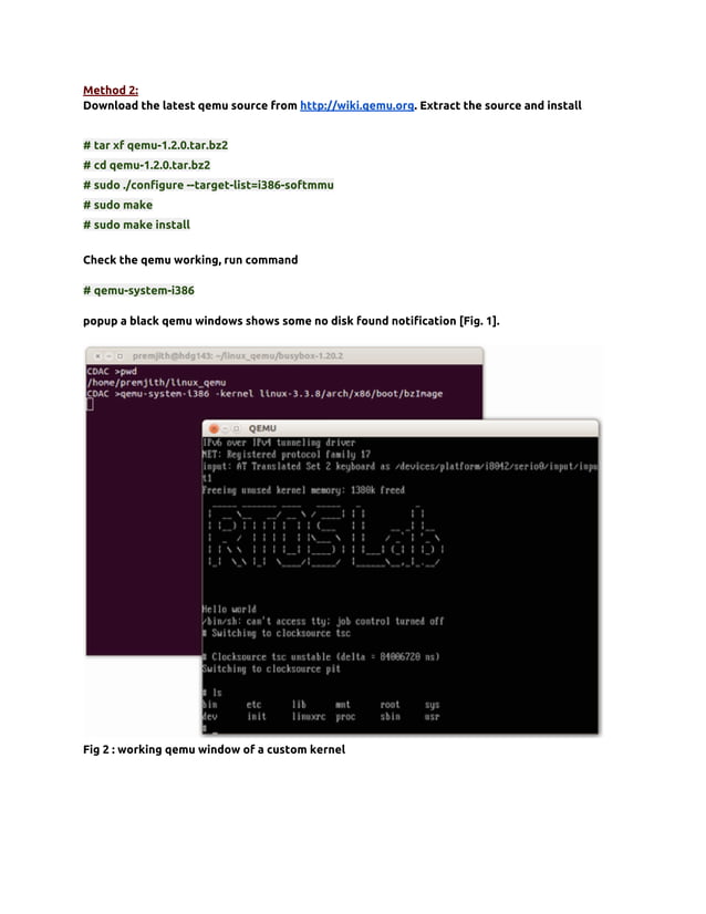 Development platform virtualization using qemu | PDF