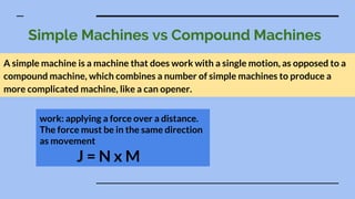 Work & Machines | PPTX