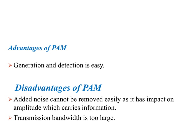 Pulse modulation, Pulse Amplitude (PAM), Pulse Width (PWM/PLM/PDM ...
