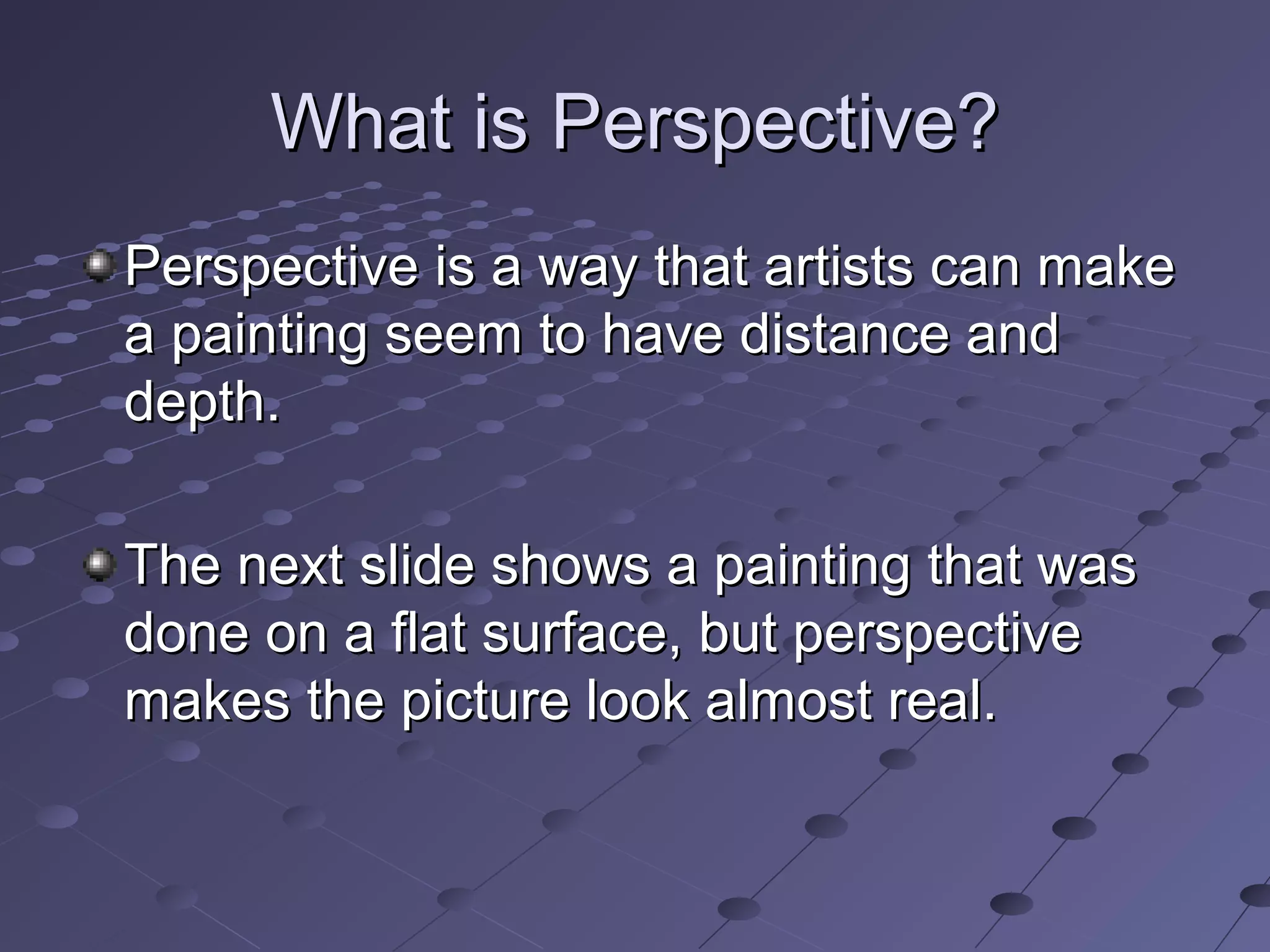 1 point perspective pp | PPT