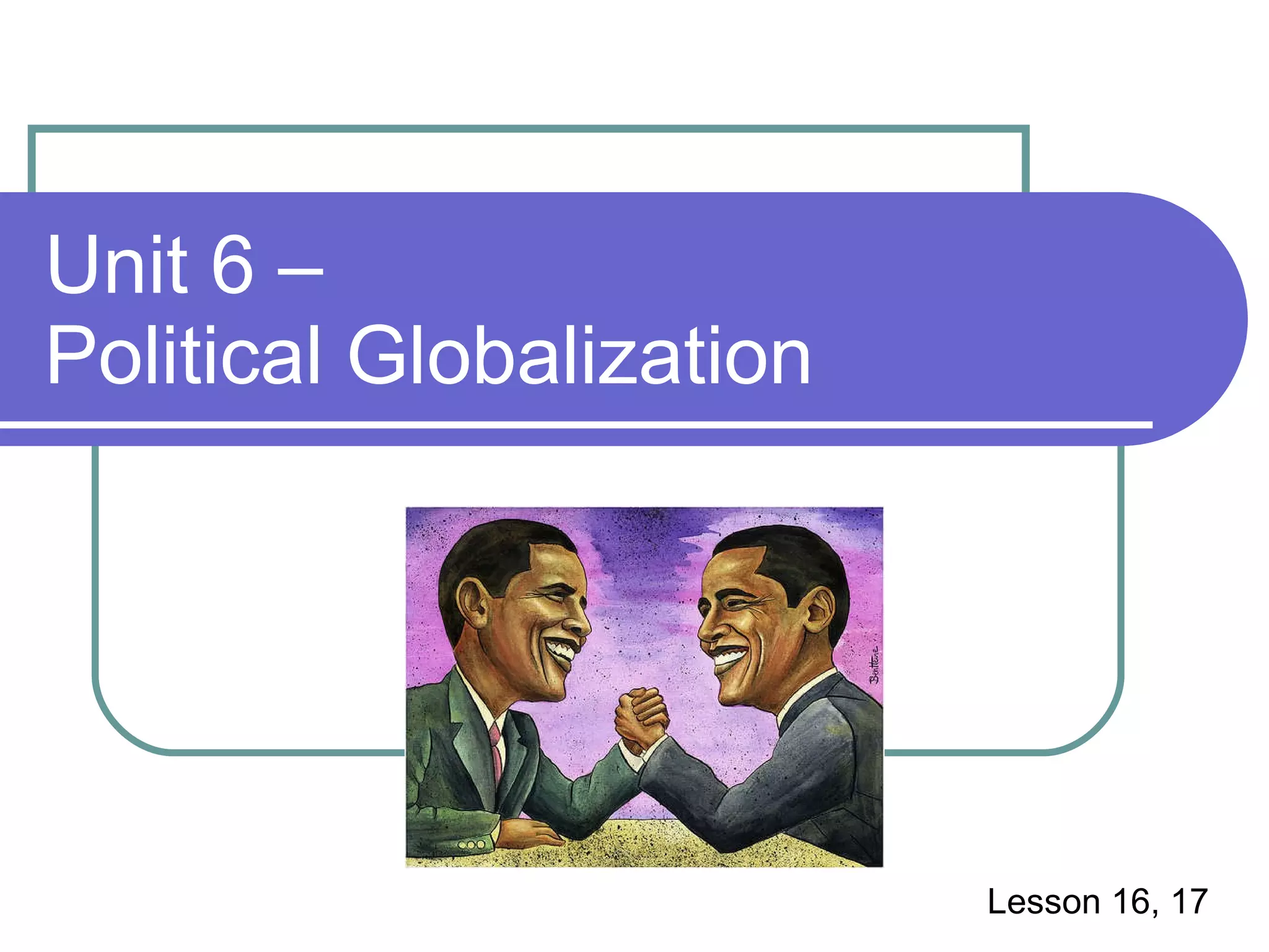 1) Political globalization Task 1 p.55-56 | PPT