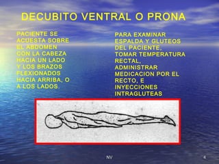 Posiciones anatomicas y usos | PPT