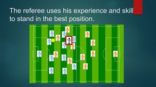Positioning of the referee during the football match | PPTX