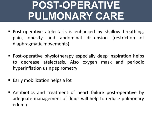 Post Operative Care & Complication | PPTX