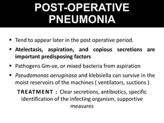 Post Operative Care & Complication | PPT