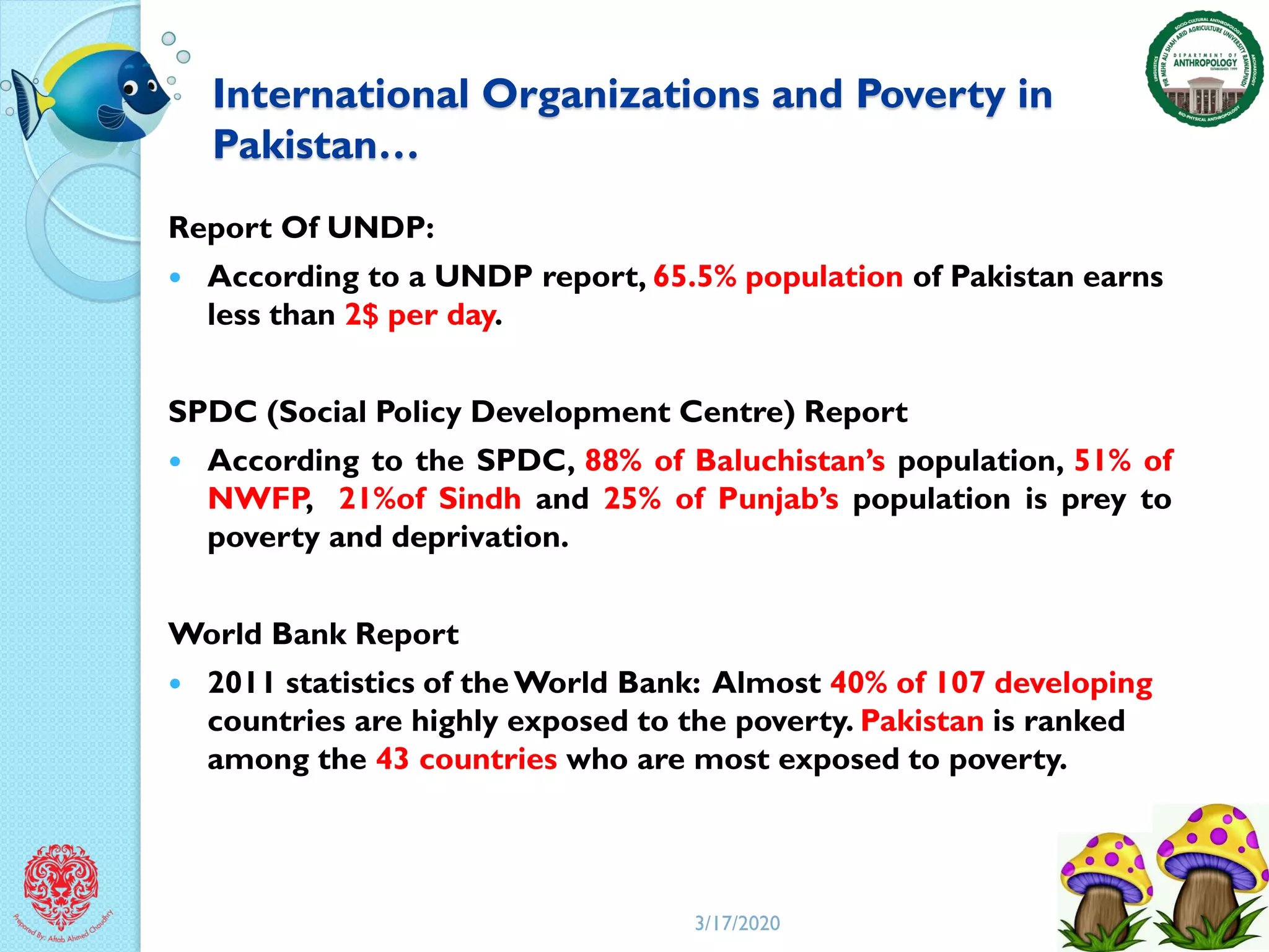 Poverty and Pakistan | PPT