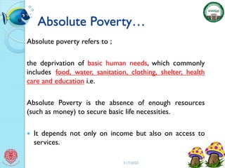 Poverty and Pakistan | PPT