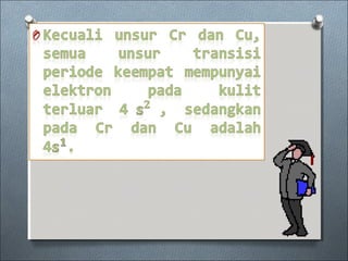 ppt sifat unsur transisi periode keempat | PPT