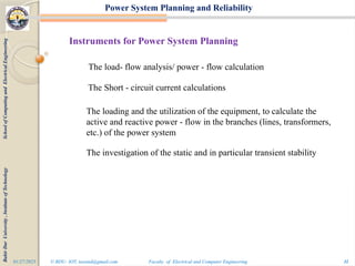 1 Power System Planning and Reliability ....pptx
