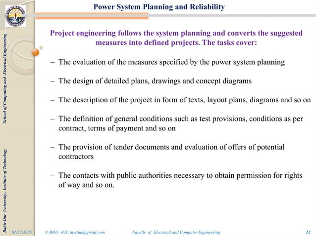 1 Power System Planning and Reliability ....pptx