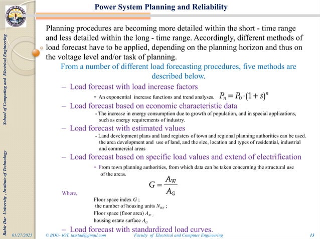 1 Power System Planning and Reliability ....pptx