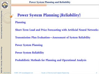1 Power System Planning and Reliability ....pptx