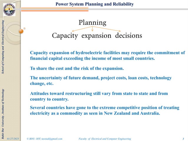 1 Power System Planning and Reliability ....pptx