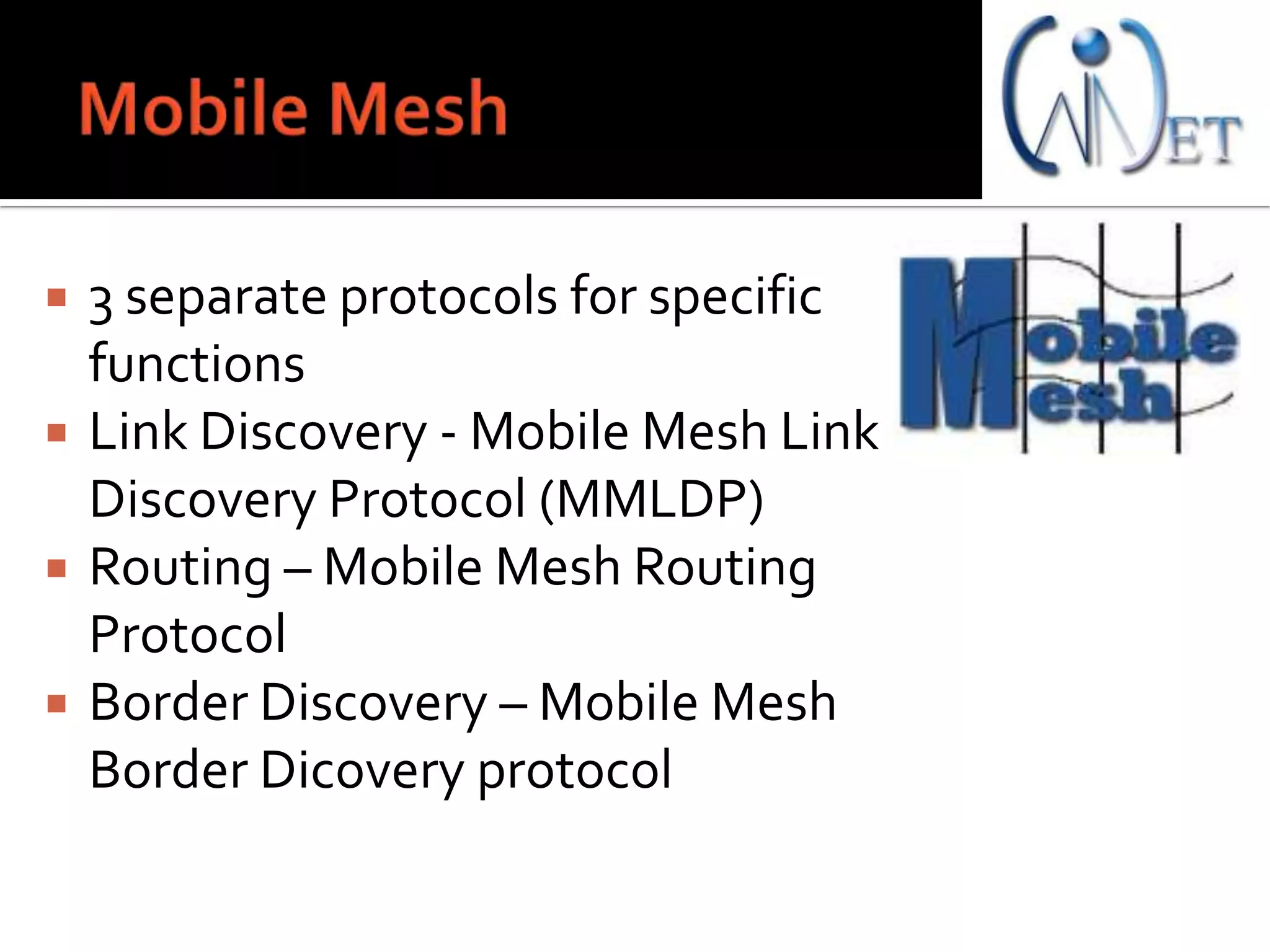 Wireless mesh networkk routing | PPTX
