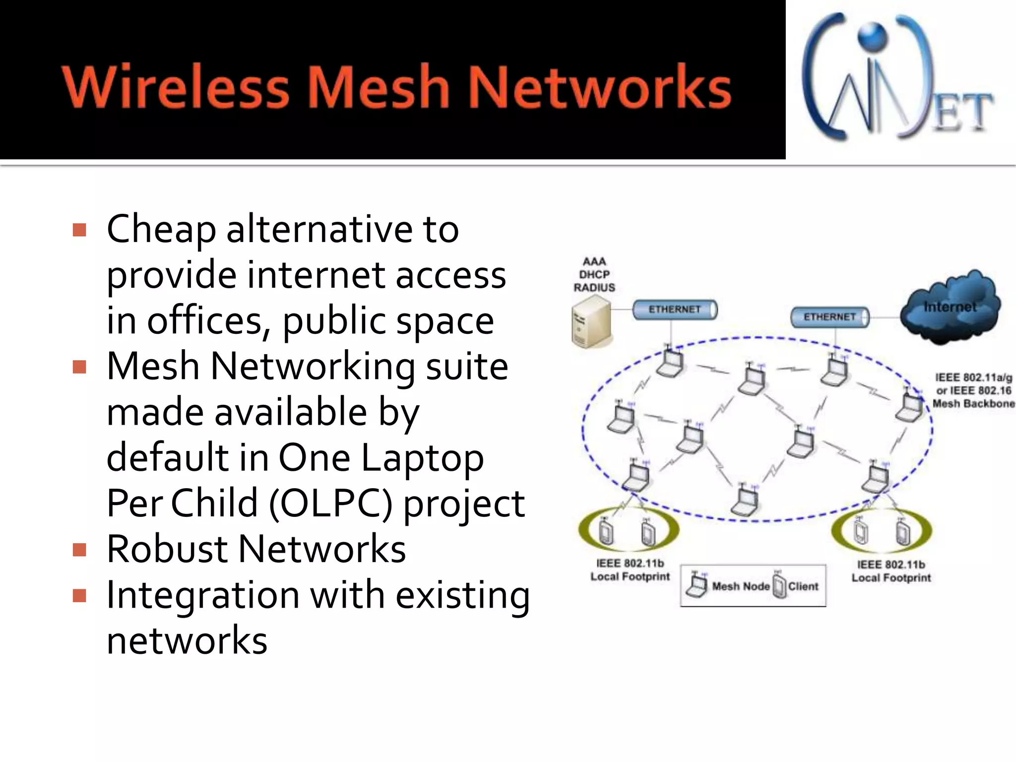 Wireless mesh networkk routing | PPTX