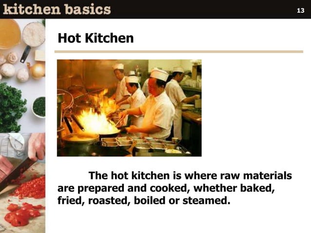 HOt and cold kitchen | PPTX | Cooking | Food & Drink