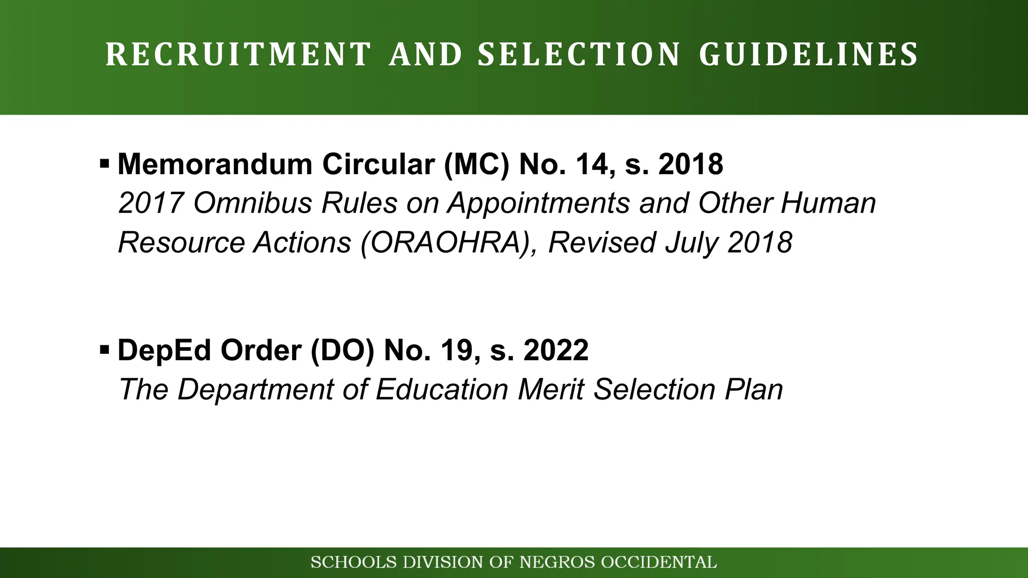 1_PPT Presentation - DepEd HR Strategic Framework, Agency MSP Roadmap ...