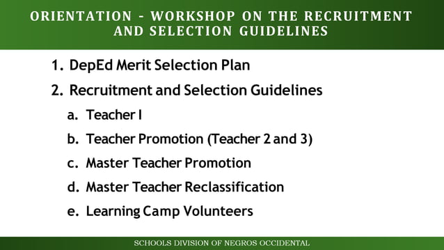 1_PPT Presentation - DepEd HR Strategic Framework, Agency MSP Roadmap ...