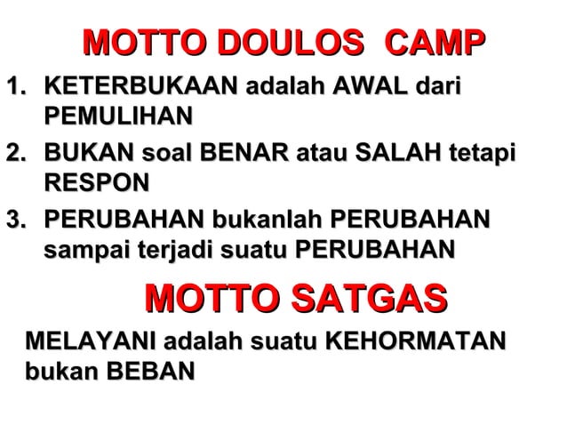 1.Pra Doulos Camp Trainer | PPT