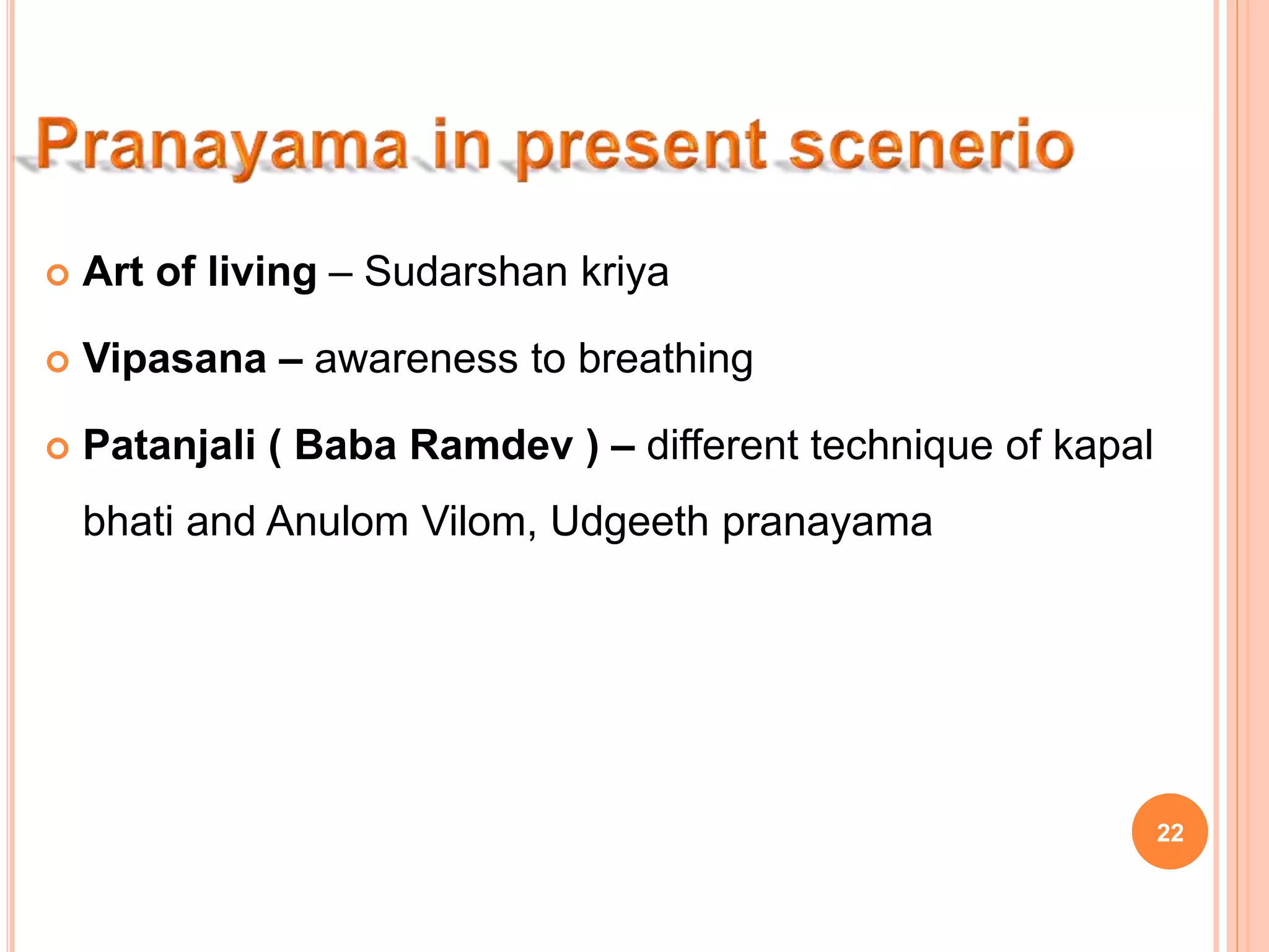 Pranayama | PPTX