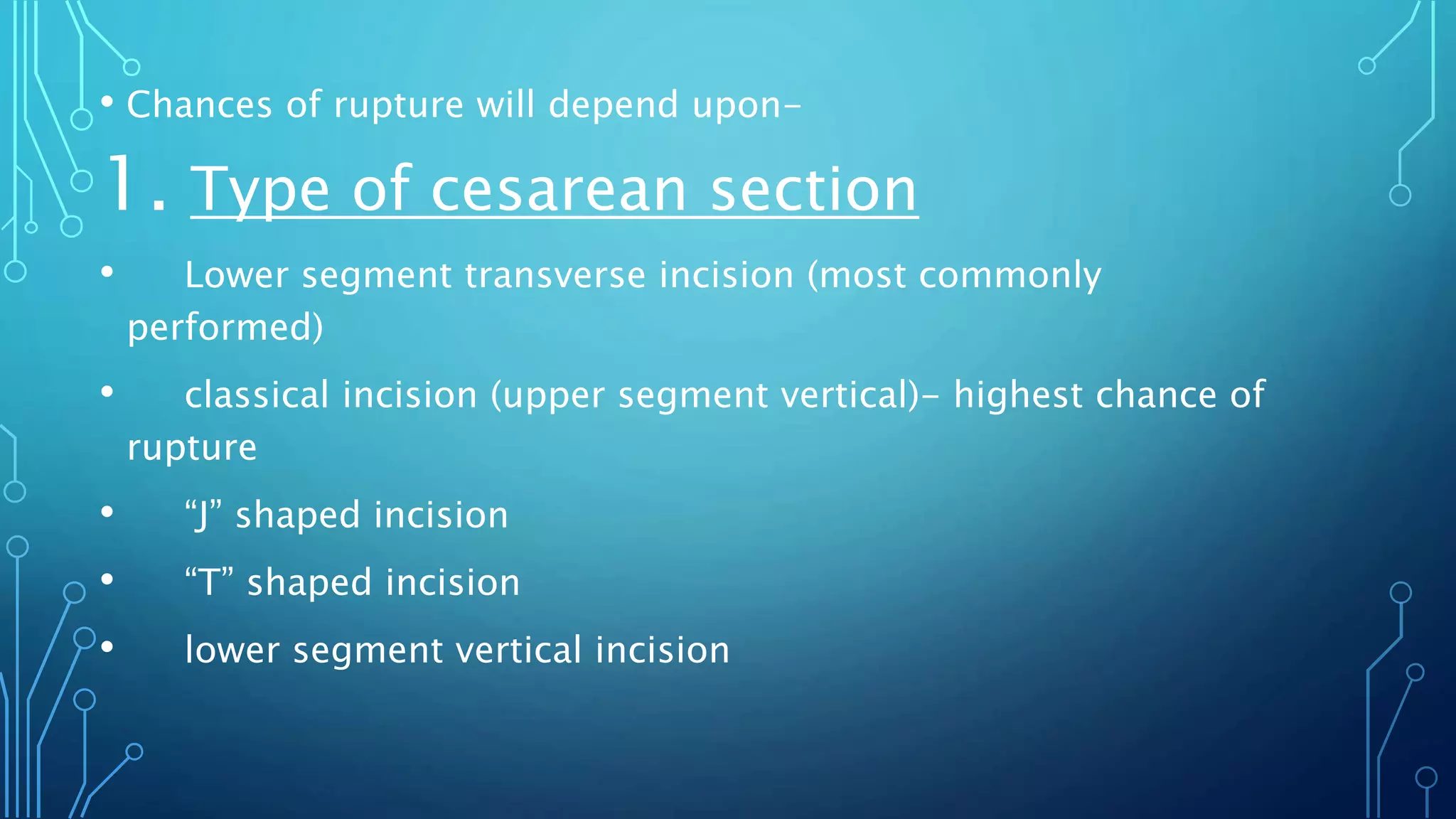 Pregnancy with previous cesarean section | PPTX