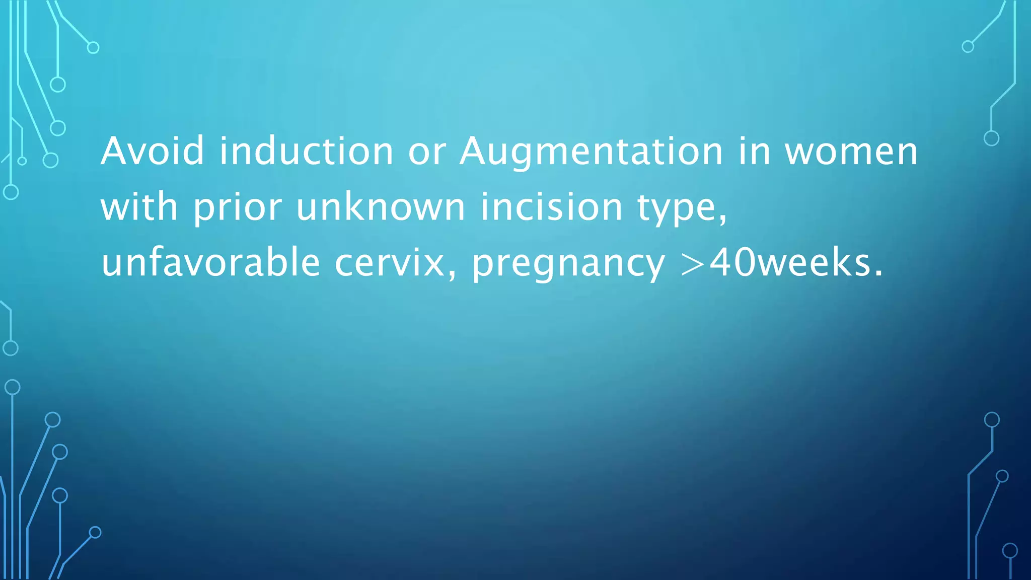 Pregnancy with previous cesarean section | PPTX