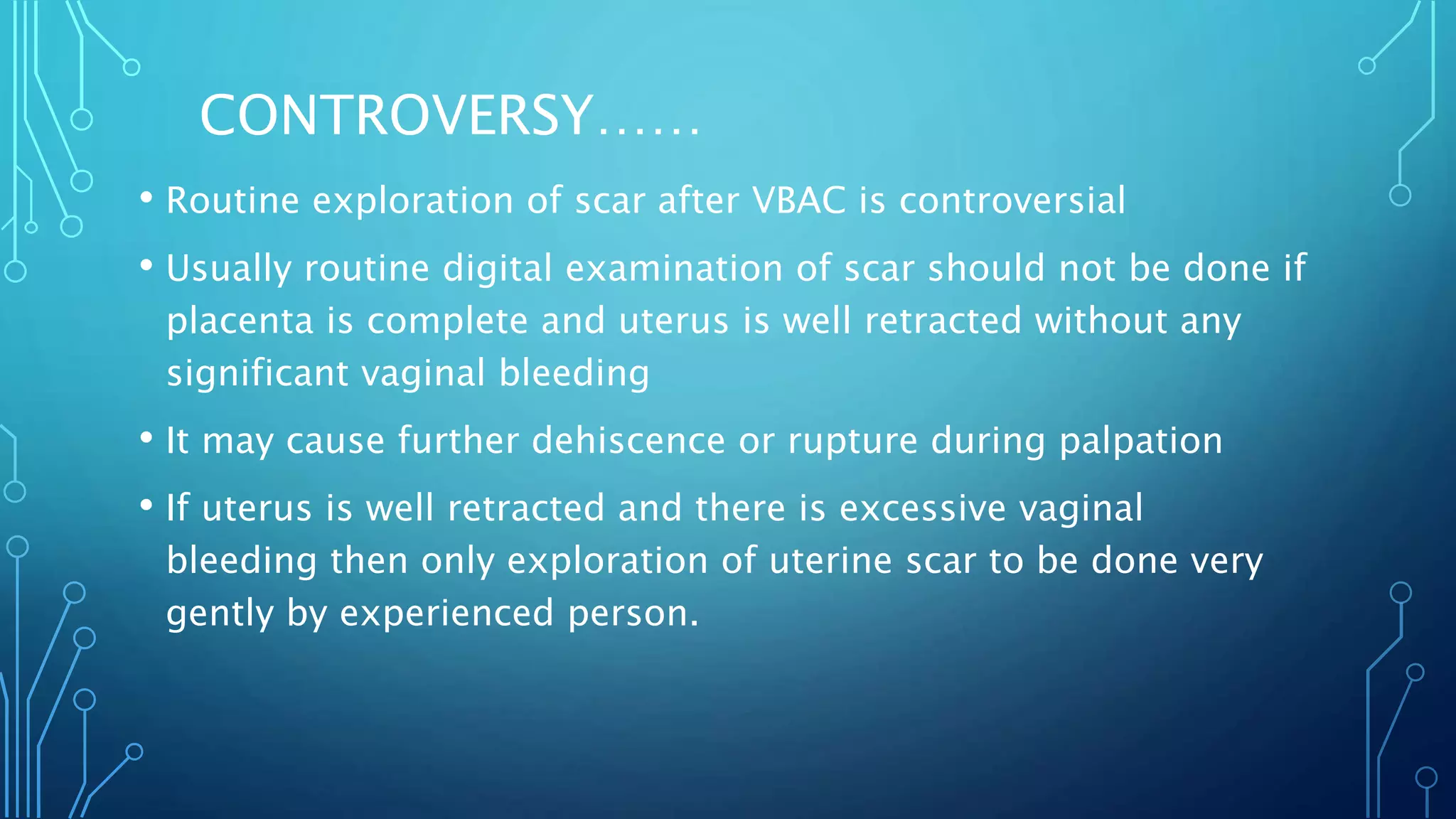 Pregnancy With Previous Cesarean Section Pptx Pregnancy