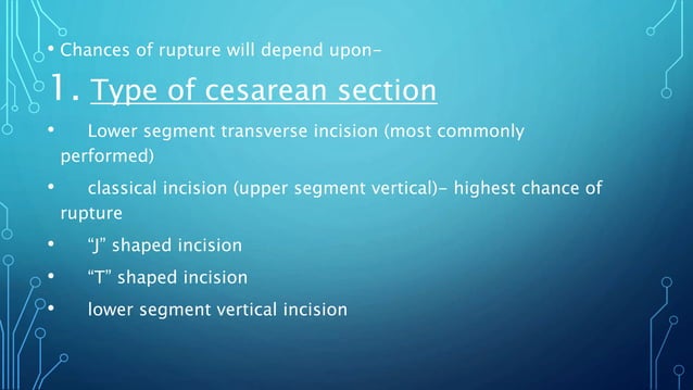 Pregnancy with previous cesarean section | PPTX | Pregnancy ...