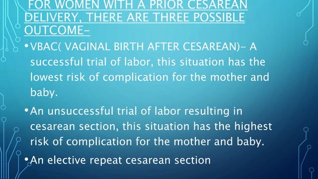 Pregnancy with previous cesarean section | PPTX | Pregnancy | Reproductive Health