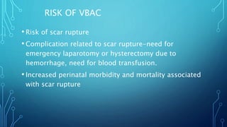 Pregnancy with previous cesarean section | PPTX