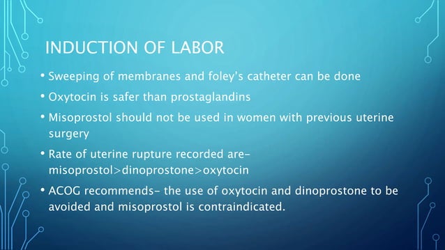 Pregnancy with previous cesarean section | PPTX | Pregnancy | Reproductive Health