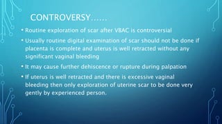 Pregnancy with previous cesarean section | PPTX
