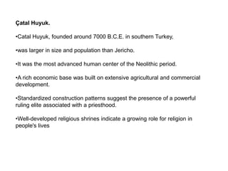 Early World History = Prehistory: Paleolithic to Neolithic | PPT