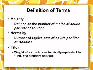 1 PRELIM - WEEK 2.2 Molarity, Molality.ppt
