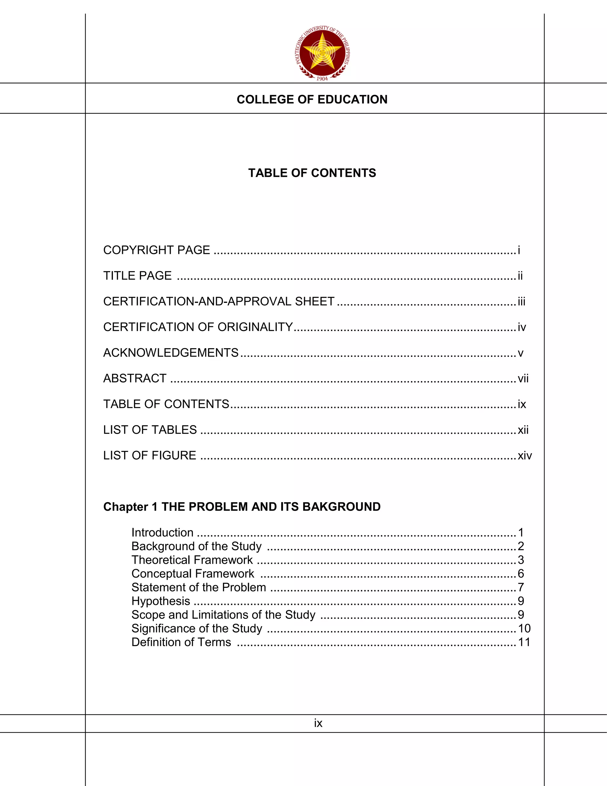 Thesis Preliminary | PDF
