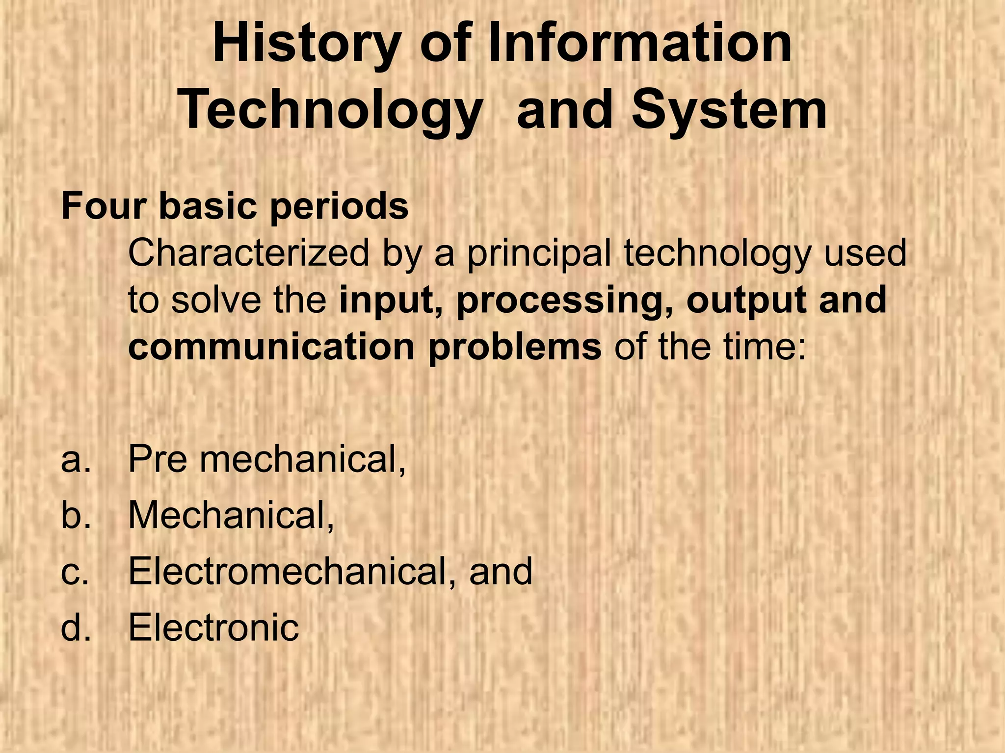 1 premech mech_age | PPT