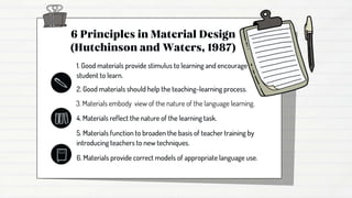 PREPARATION OF MATERIALS in Language Learning Materials | PPTX